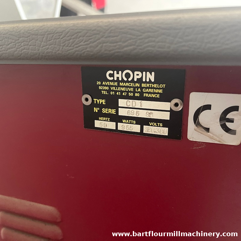 Used CD1 Mill Production of test flours representative of industrial ...