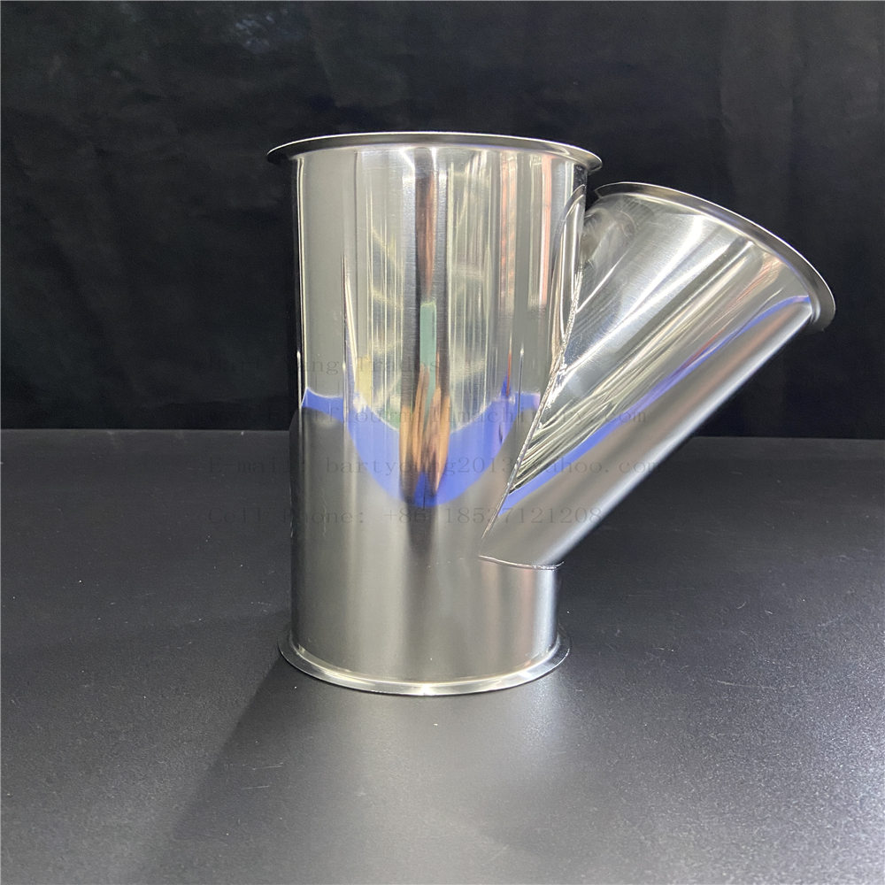 150 Side Branches Pneumatic Pipe Inspection Spout Stainless steel Pipe ...